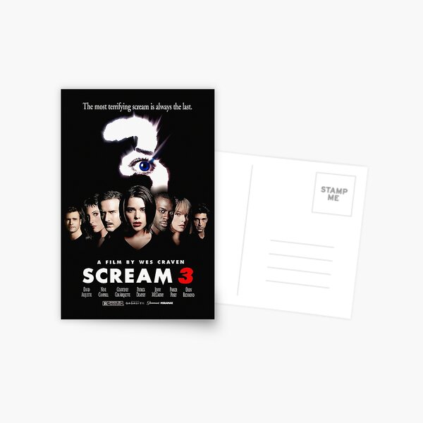 "Scream 3 (2Alternate poster) " Postcard for Sale by HAUS OF YUYI ...