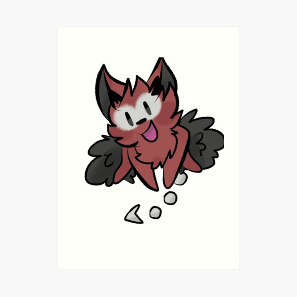 "Chalky Flying Imp" Art Print for Sale by PetPyves | Redbubble