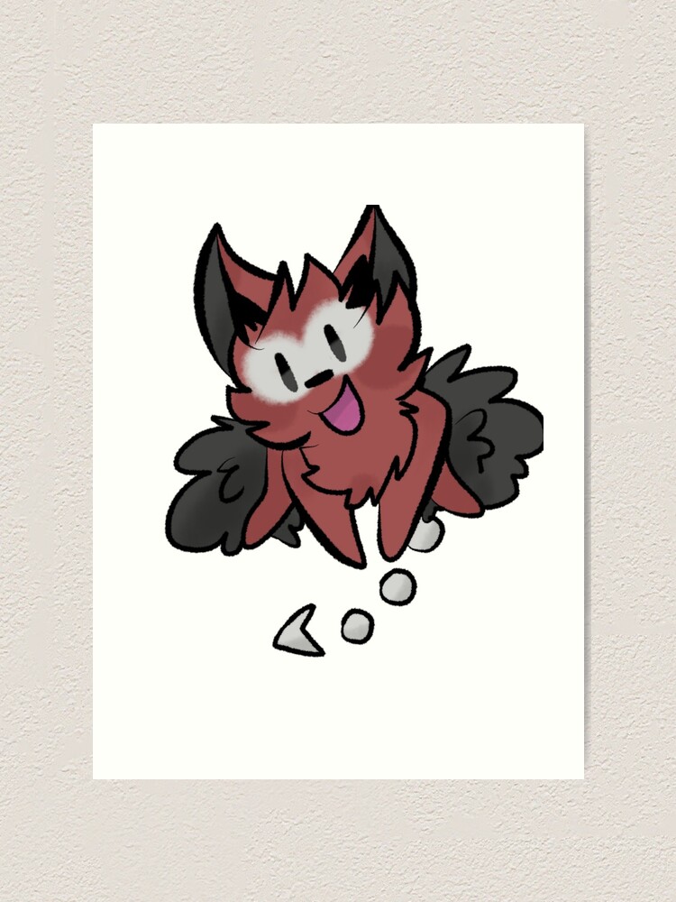 "Chalky Flying Imp" Art Print for Sale by PetPyves | Redbubble