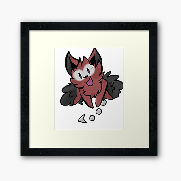 "Chalky Flying Imp" Framed Art Print for Sale by PetPyves | Redbubble