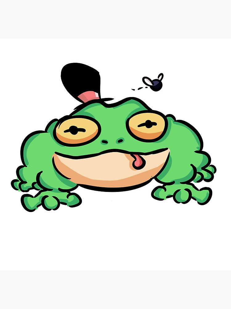 "Silly Goofy Frog" Poster for Sale by DevinDraws04 | Redbubble