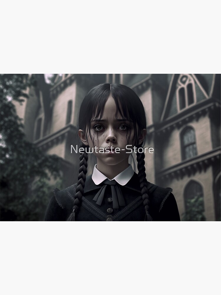 "Wednesday Adams poster!" Sticker for Sale by Newtaste-Store | Redbubble