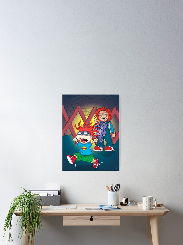 "Chucky vs Chuckie" Poster for Sale by MK-Art-Designs | Redbubble