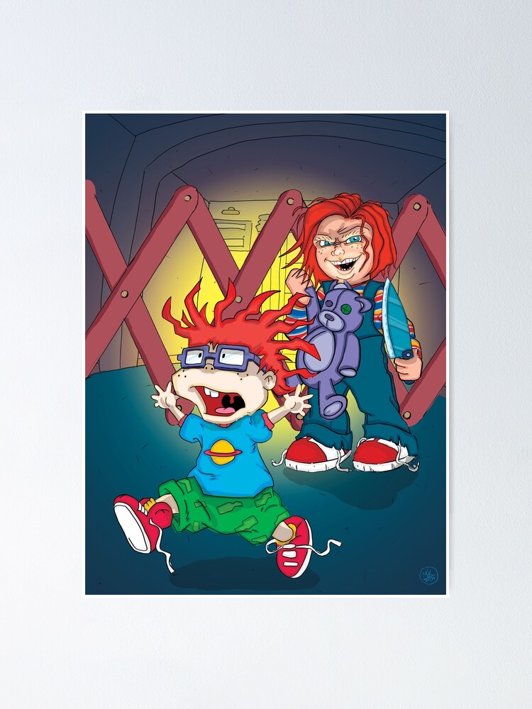 "Chucky vs Chuckie" Poster for Sale by MK-Art-Designs | Redbubble