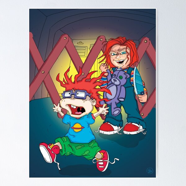 "Chucky vs Chuckie" Poster for Sale by MK-Art-Designs | Redbubble