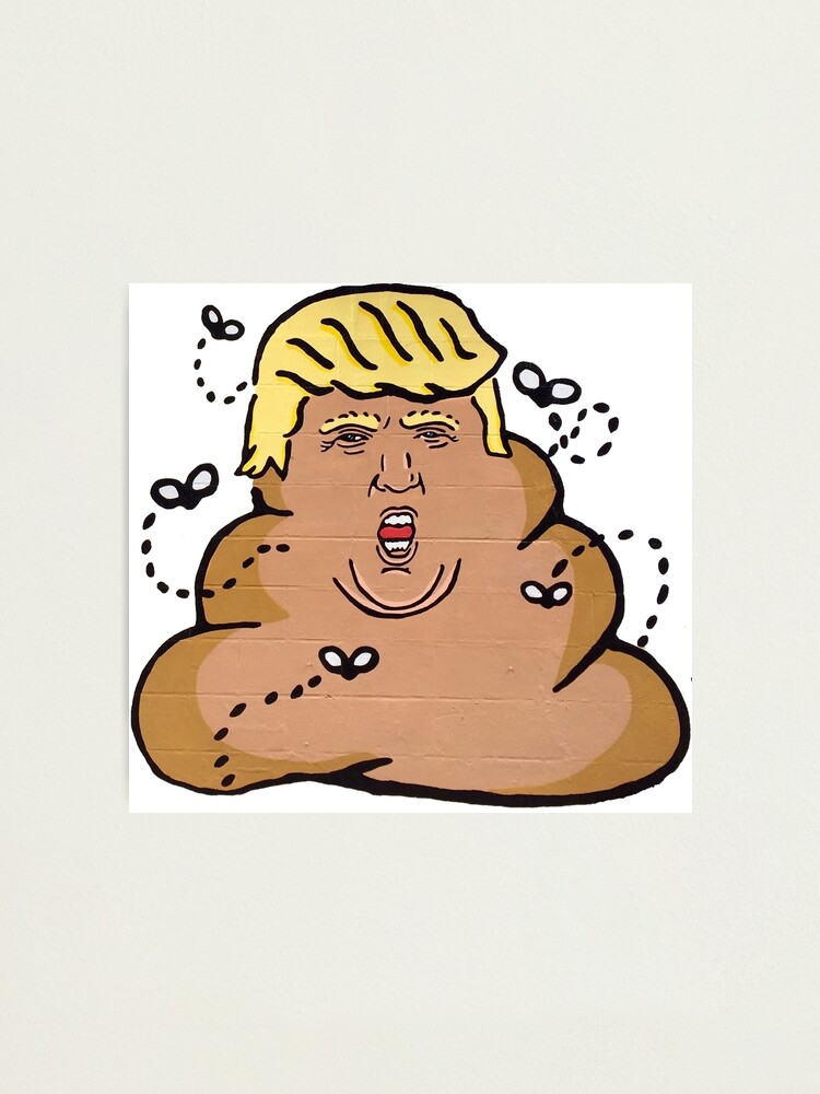 "Trump Dump - Graffiti Style Decal Donald Trump" Photographic Print for ...