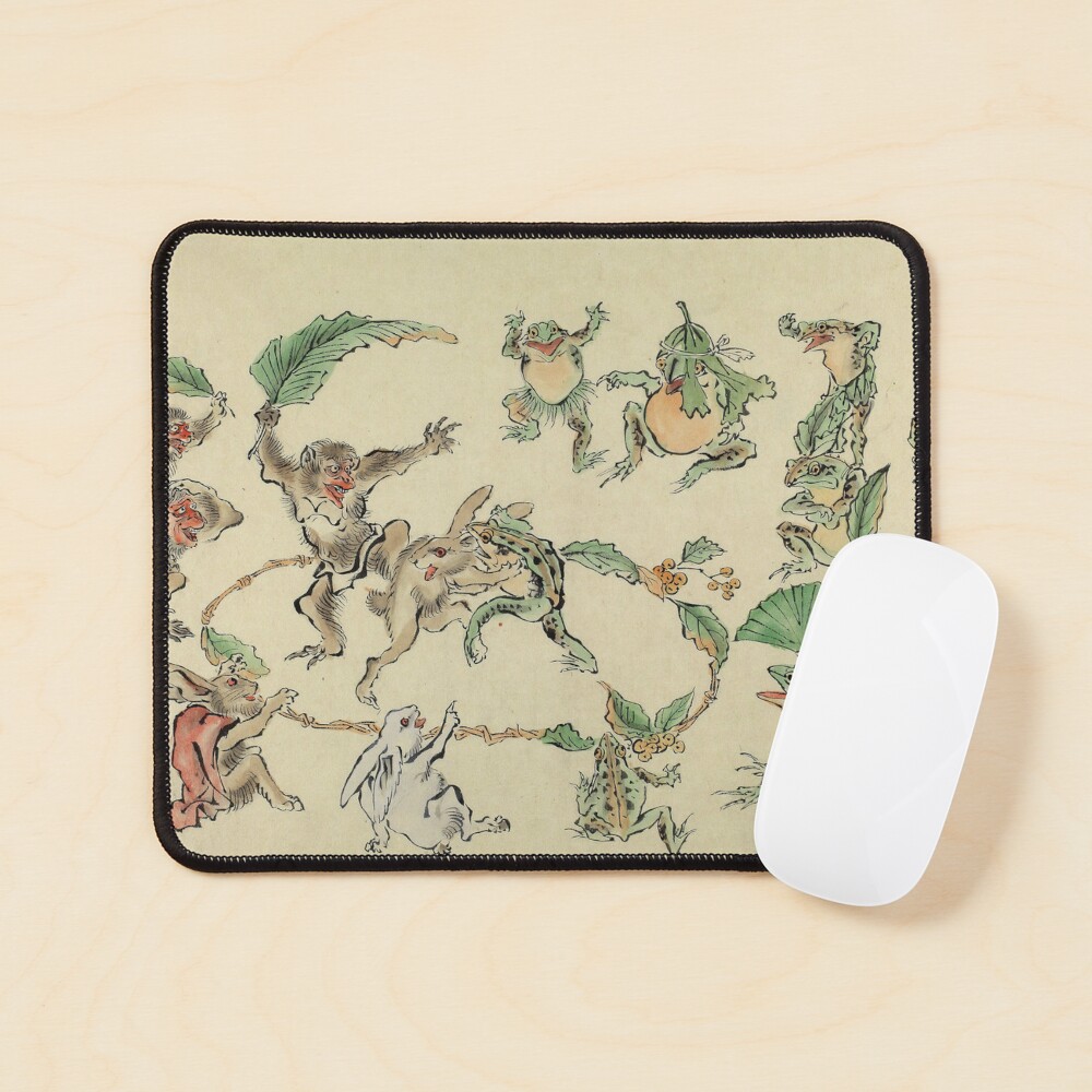 "Kawanabe Kyosai - Frog Sumo" Poster for Sale by Onodera | Redbubble