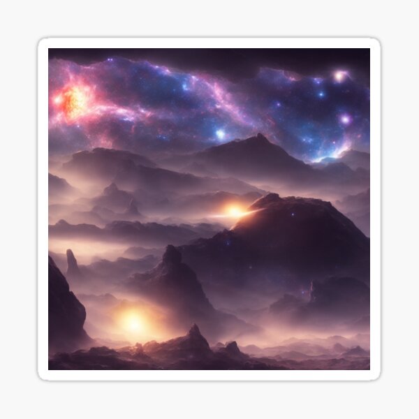 "Distant Light" Sticker for Sale by MattysMerch | Redbubble