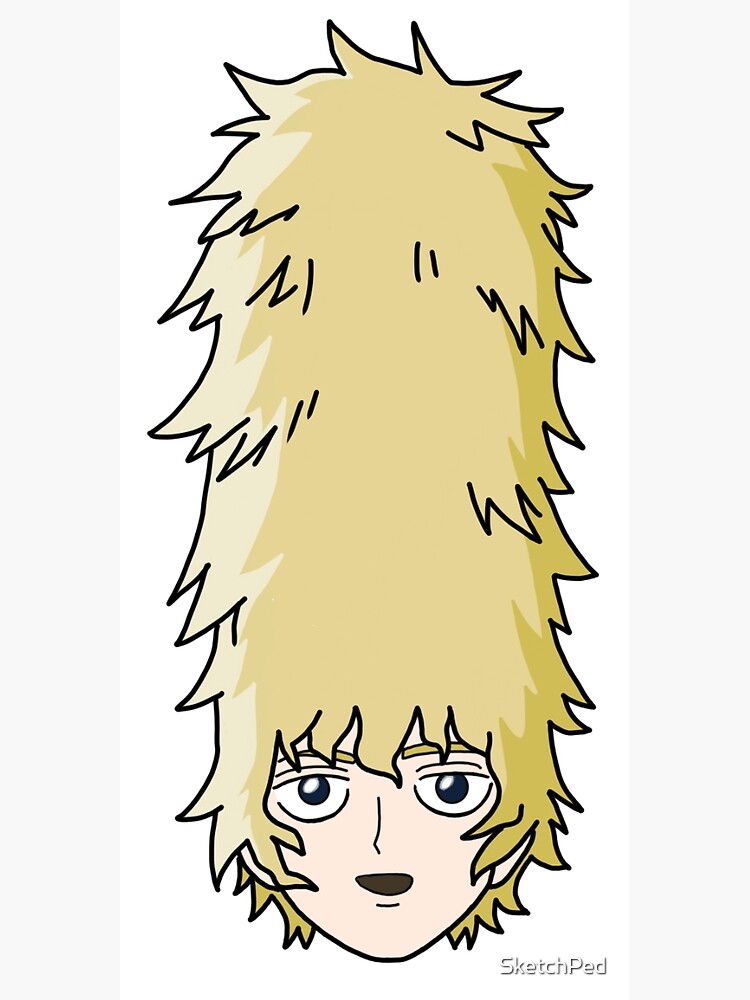 "Teruki Hanazawa (Mob Psycho 100)" Poster for Sale by SketchPed | Redbubble