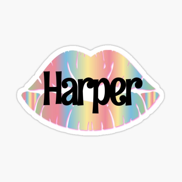 "harper name baby" Sticker for Sale by Saso22 | Redbubble