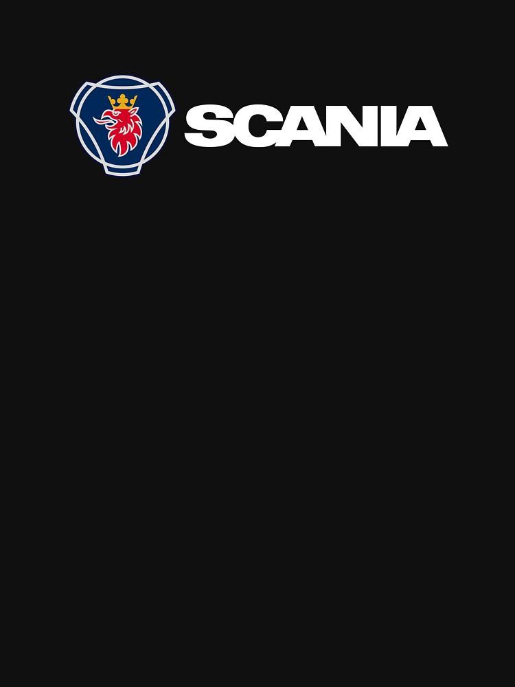 "best white scania logo" T-shirt for Sale by seasmermaid31 | Redbubble ...