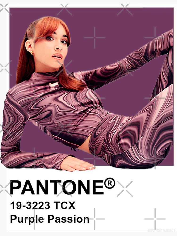 "Aitana x Pantone x Purple Passion" Sticker for Sale by esterlozano | Redbubble