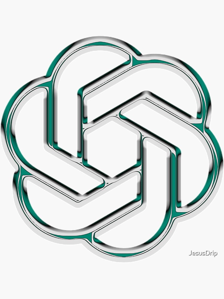 "OpenAi" Sticker for Sale by JesusDrip | Redbubble