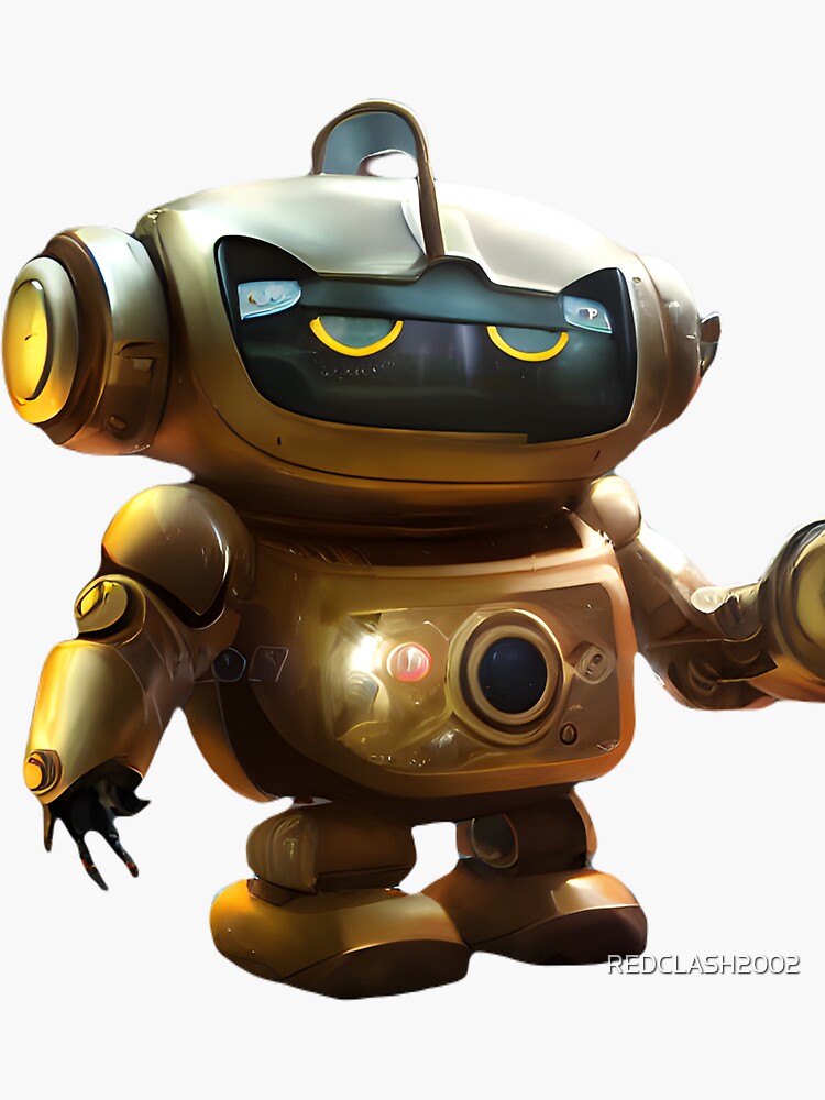 "Cute mini chibi robot" Sticker for Sale by REDCLASH2002 | Redbubble