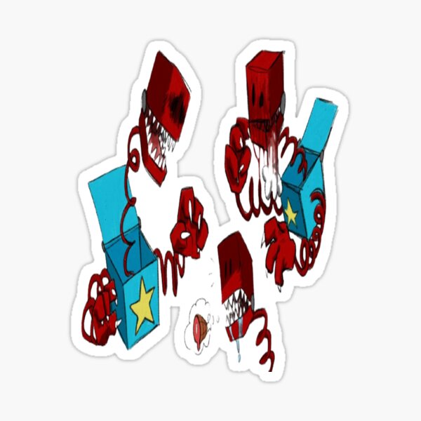 "boxy boo" Sticker for Sale by alaeedin | Redbubble