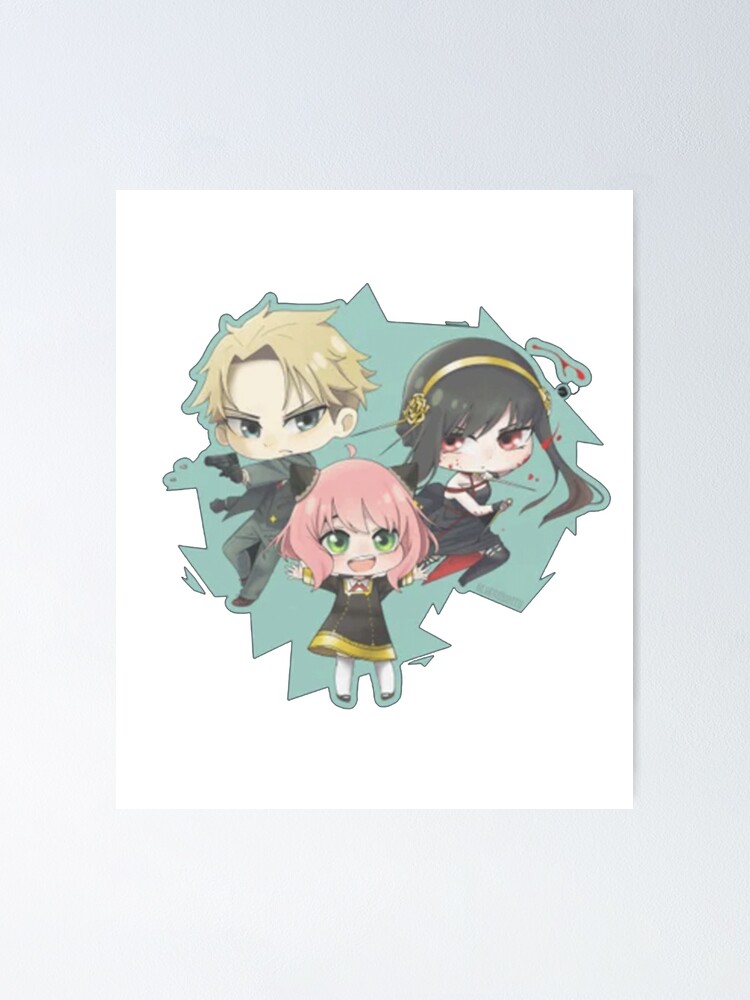"SPY X FAMILY Forger Family" Poster for Sale by animeyaahya | Redbubble