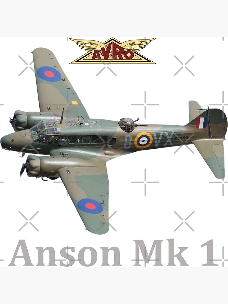 "Avro Anson Mk 1 WW2 RAF" Poster for Sale by Digitalfred | Redbubble