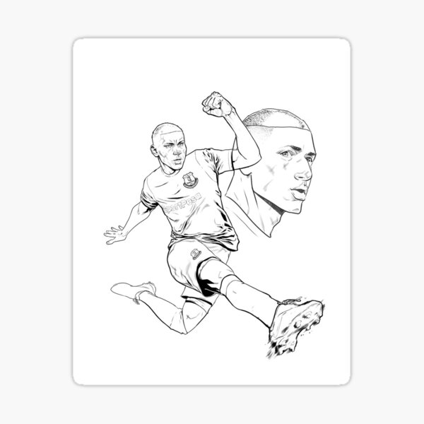 "richarlison" Sticker for Sale by ayamisbah | Redbubble