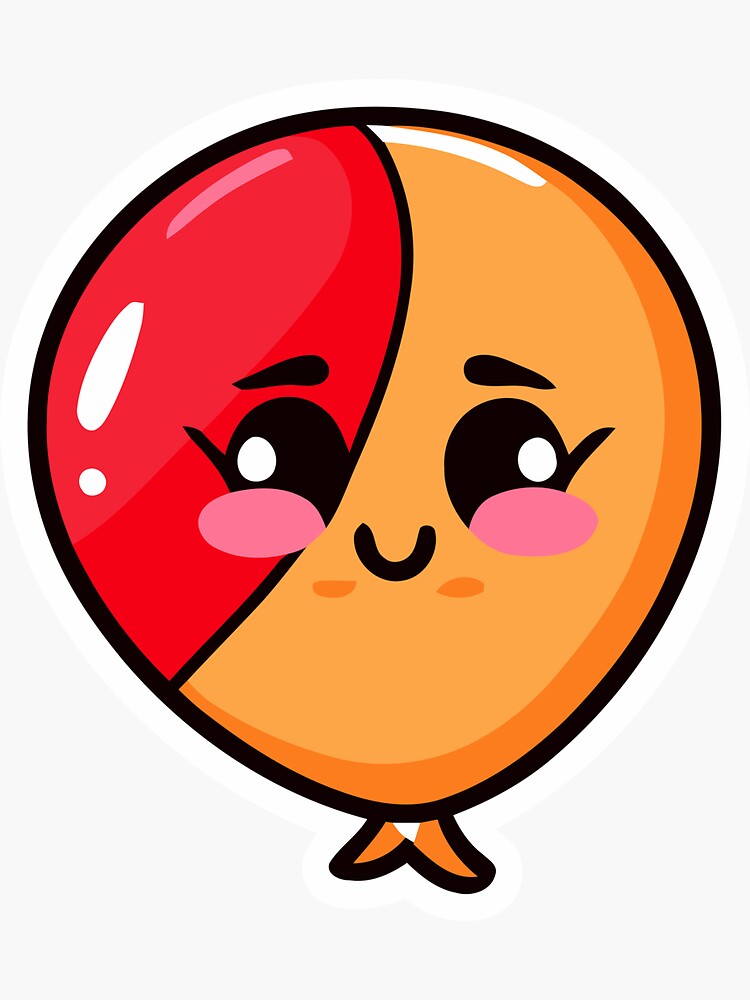 "Cute Ballon " Sticker for Sale by mirazooze | Redbubble