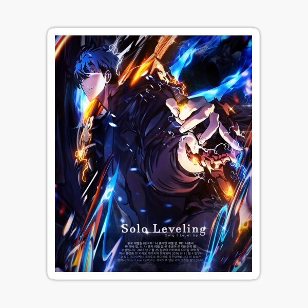 "solo leveling" Sticker for Sale by breakteeshop | Redbubble