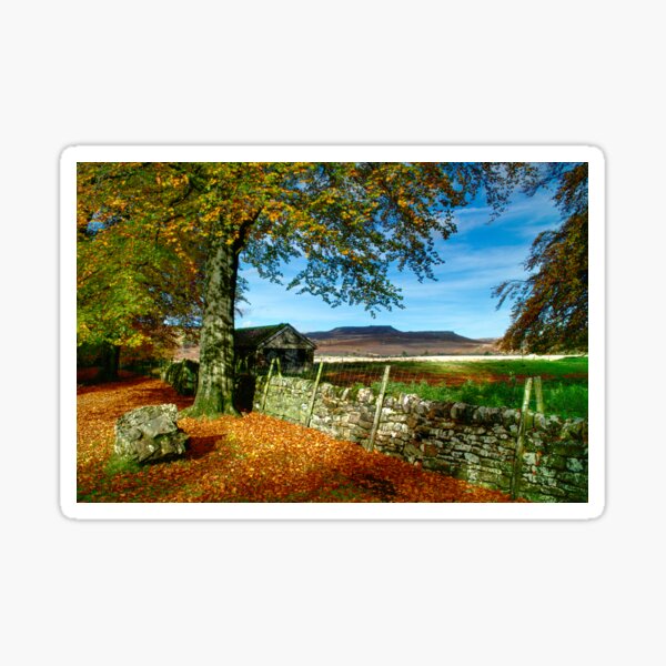 "Longshaw Barn and Higger Tor" Sticker for Sale by Alisonchambers2 ...