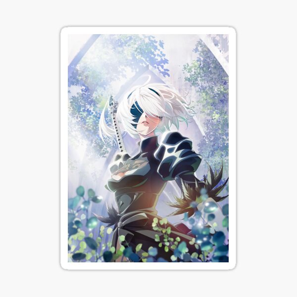 "2B Nier Automata" Sticker for Sale by OtakuHQmerch | Redbubble