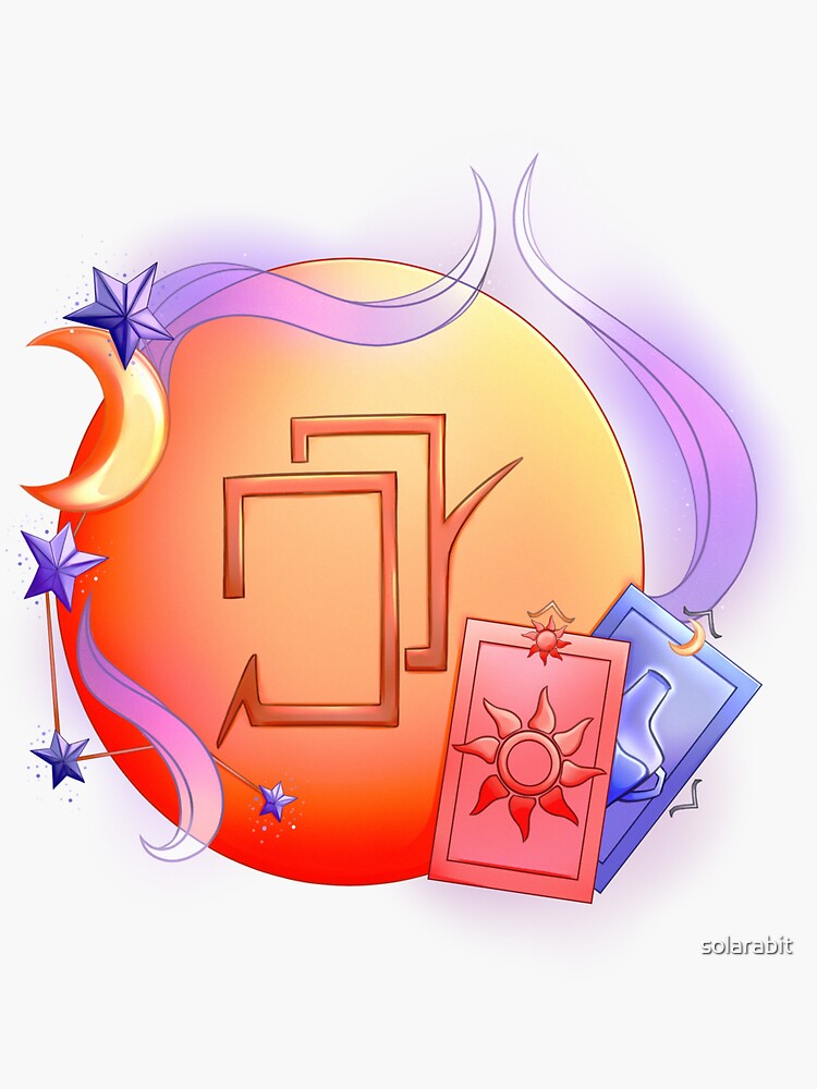 "Astrologian Job Stone " Sticker for Sale by solarabit | Redbubble