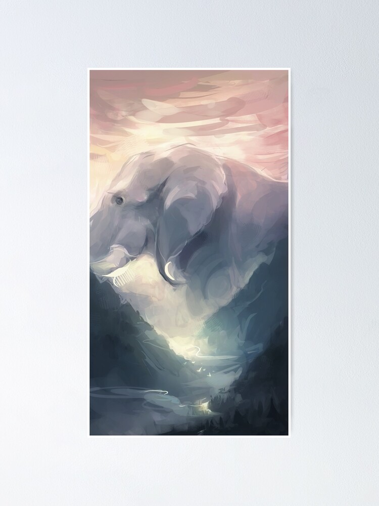 "elephant walk" Poster by nathengyn | Redbubble