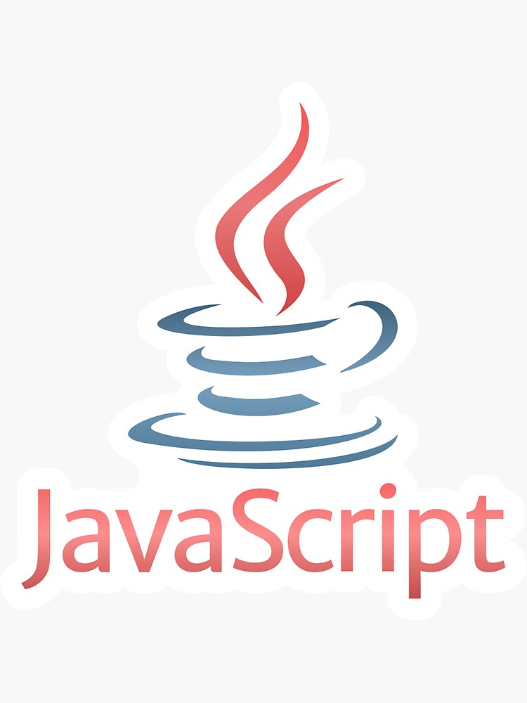 "JavaScript + Java Misbrand Joke Logo" Sticker for Sale by ...