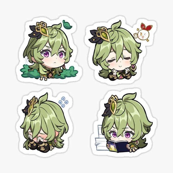 "Collei Pack | Genshin Impact" Sticker for Sale by sunichan | Redbubble