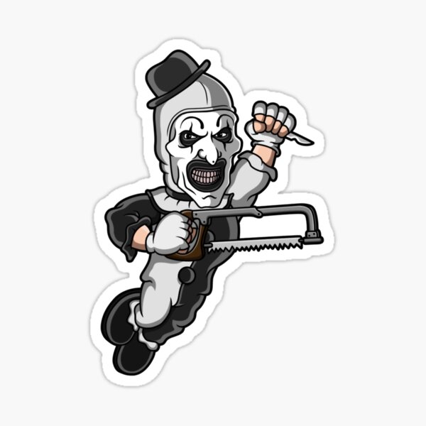 "Art Graphic For Fans The Clown" Sticker for Sale by fatherfarm | Redbubble