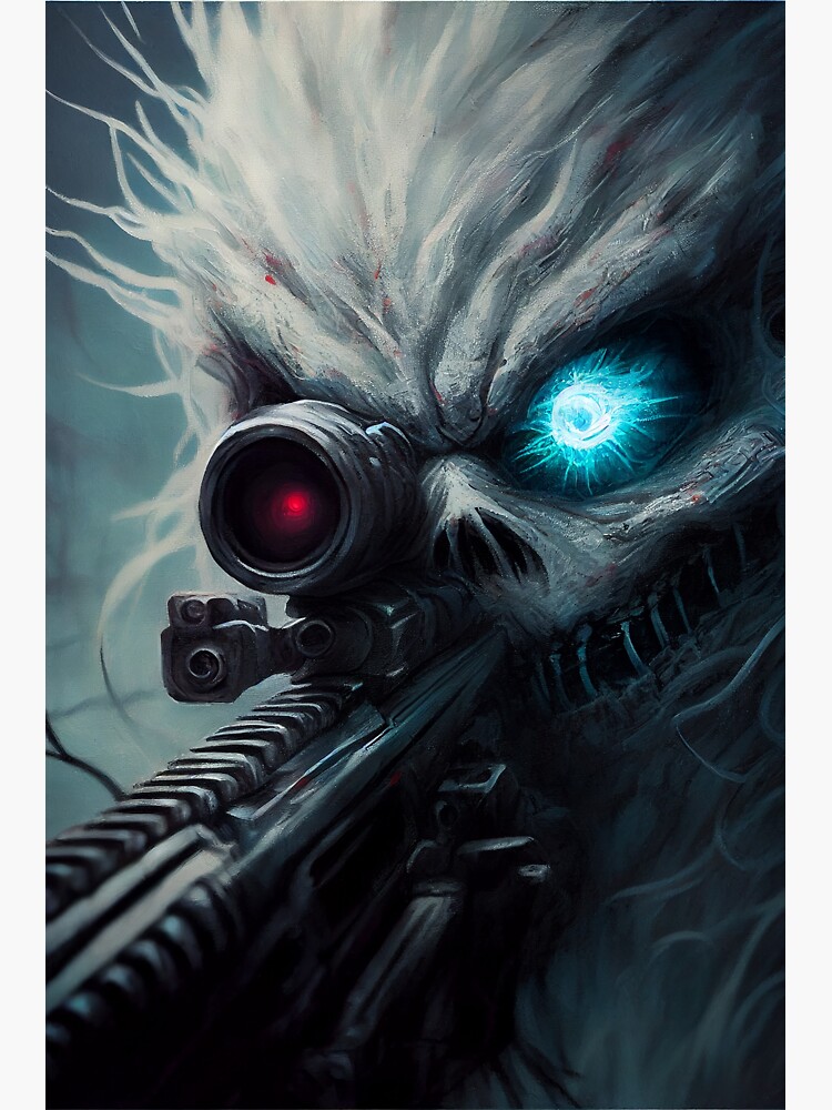 "Yeti Aiming Down a Sniper Scope" Sticker for Sale by TortillaChief ...