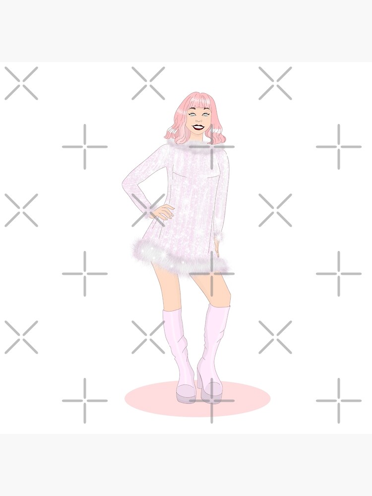 "Enid Sinclair - Prom Style - Wednesday Addams Fanart" Art Print for ...