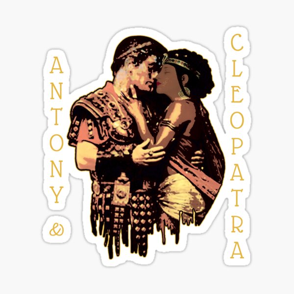 "Antony and Cleopatra" Sticker for Sale by historeetees1 | Redbubble