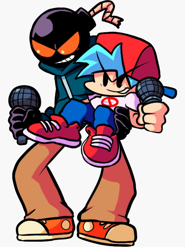 "Whitty and Boyfriend" Sticker for Sale by secrettps | Redbubble