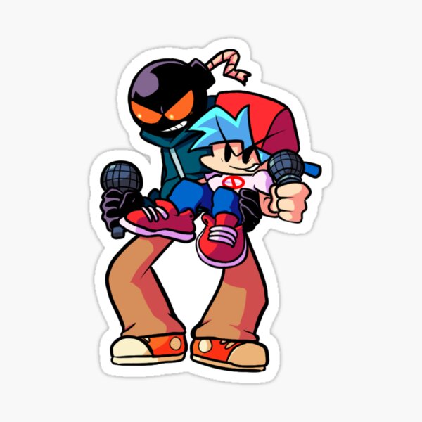 "Whitty and Boyfriend" Sticker for Sale by secrettps | Redbubble