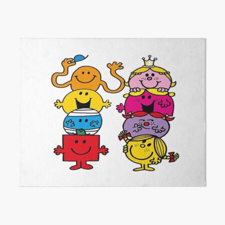 "Mr. Men and Little Miss, The Mr. Men" Art Board Print for Sale by ...