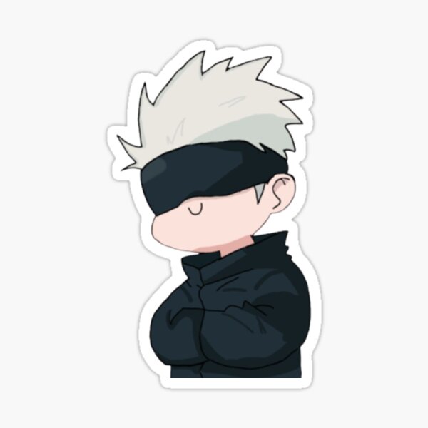 "Gojo satoru chibi" Sticker for Sale by Peponji | Redbubble