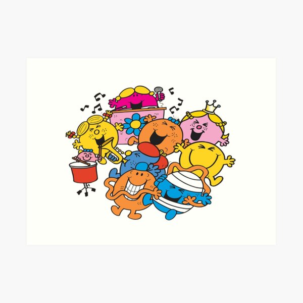 "Mr. Men and Little Miss, The Mr. Men" Art Print for Sale by ...