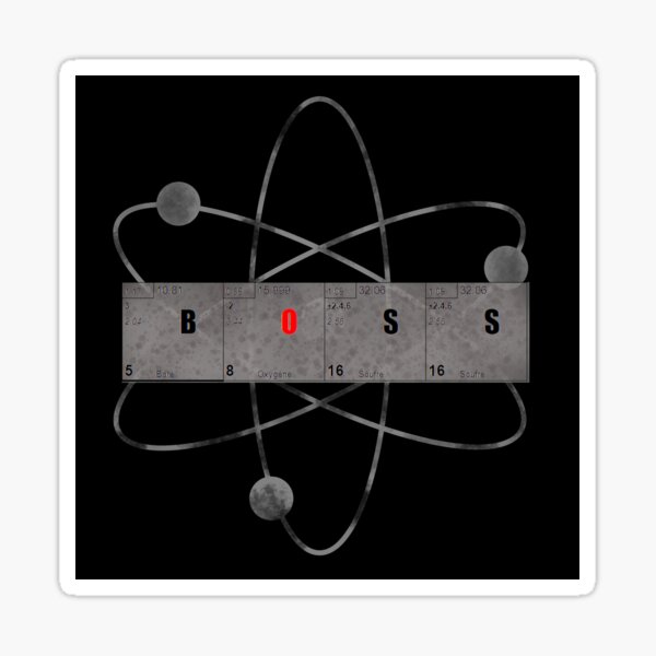 "BOSS" Sticker for Sale by Themys24 | Redbubble