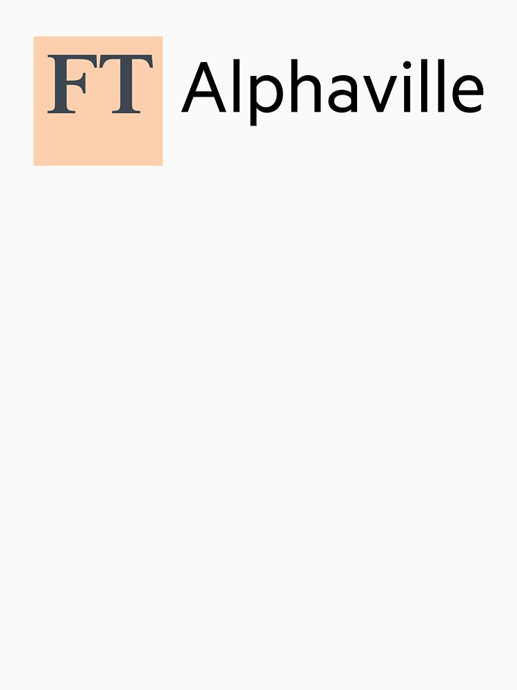 "FT Alphaville logo" T-shirt for Sale by FTAlphaville | Redbubble ...