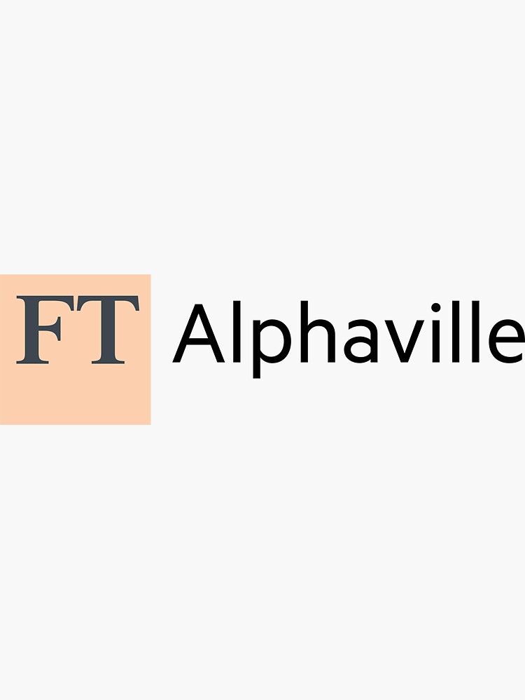 "FT Alphaville logo" Sticker for Sale by FTAlphaville | Redbubble