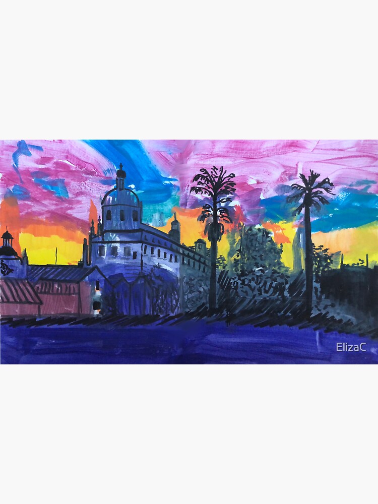 "Pasadena City Hall" Sticker for Sale by ElizaC | Redbubble