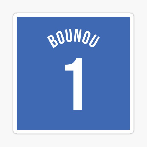 Bounou 1 Home Kit 2022 World Cup Sticker For Sale By Gotchaface Redbubble