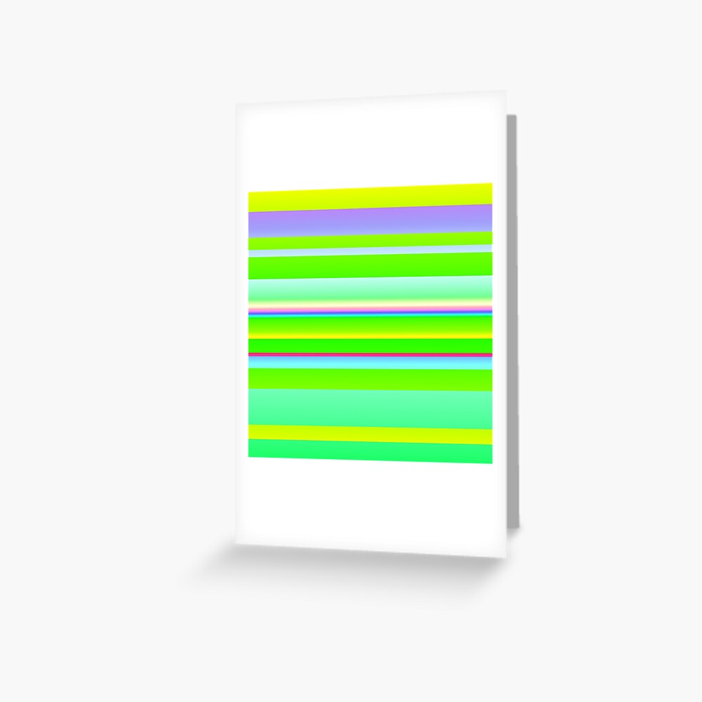 "Energetic color palette | Neon green color scheme" Greeting Card for ...