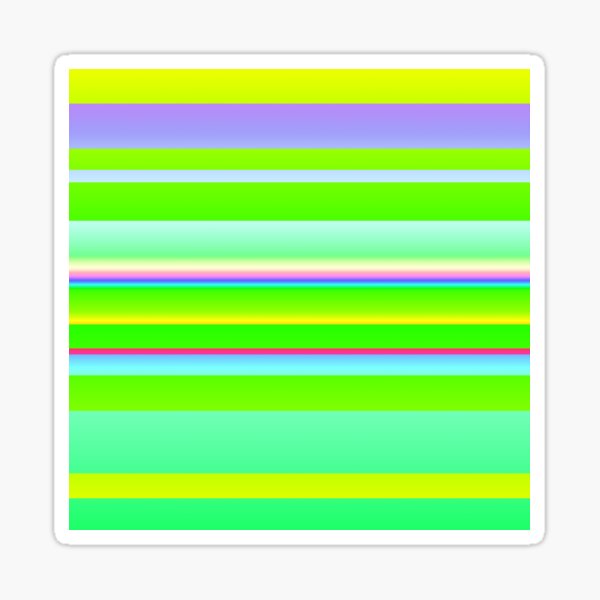 "Energetic color palette | Neon green color scheme" Sticker for Sale by ...