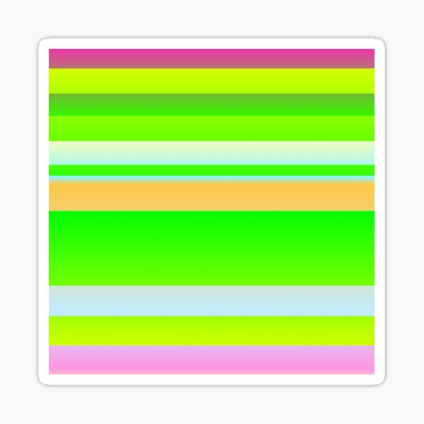 "Energetic color palette | Neon green color scheme" Sticker for Sale by ...