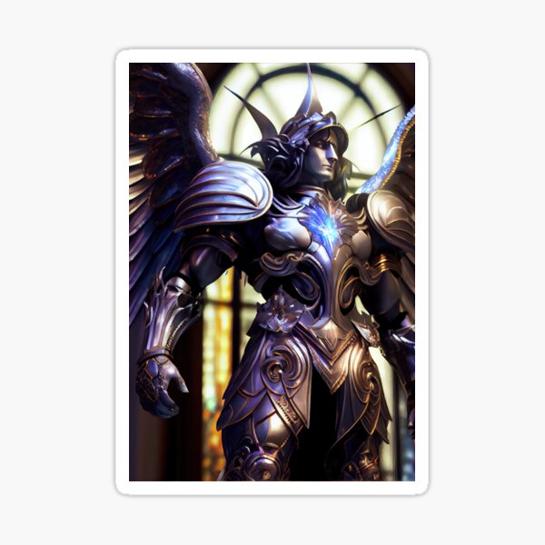 "Archangel Raphael (Variation)" Sticker for Sale by OccultDreams ...