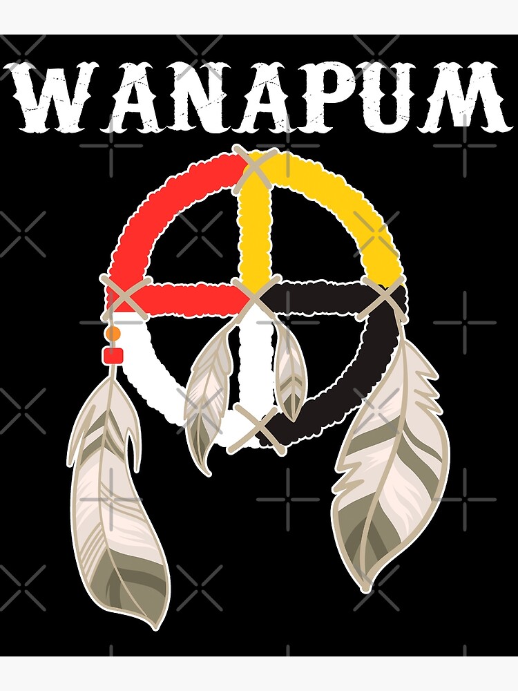 "Wanapum Nation Tribe Native American Indian Medicine Wheel" Poster for ...