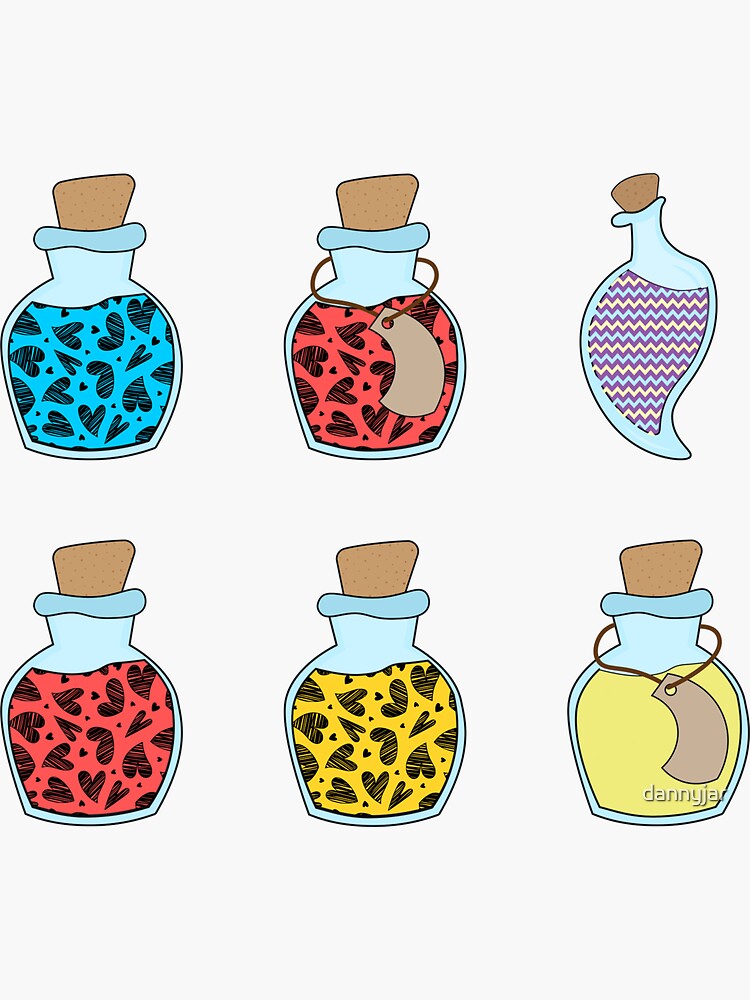 "Potions" Sticker for Sale by dannyjar | Redbubble